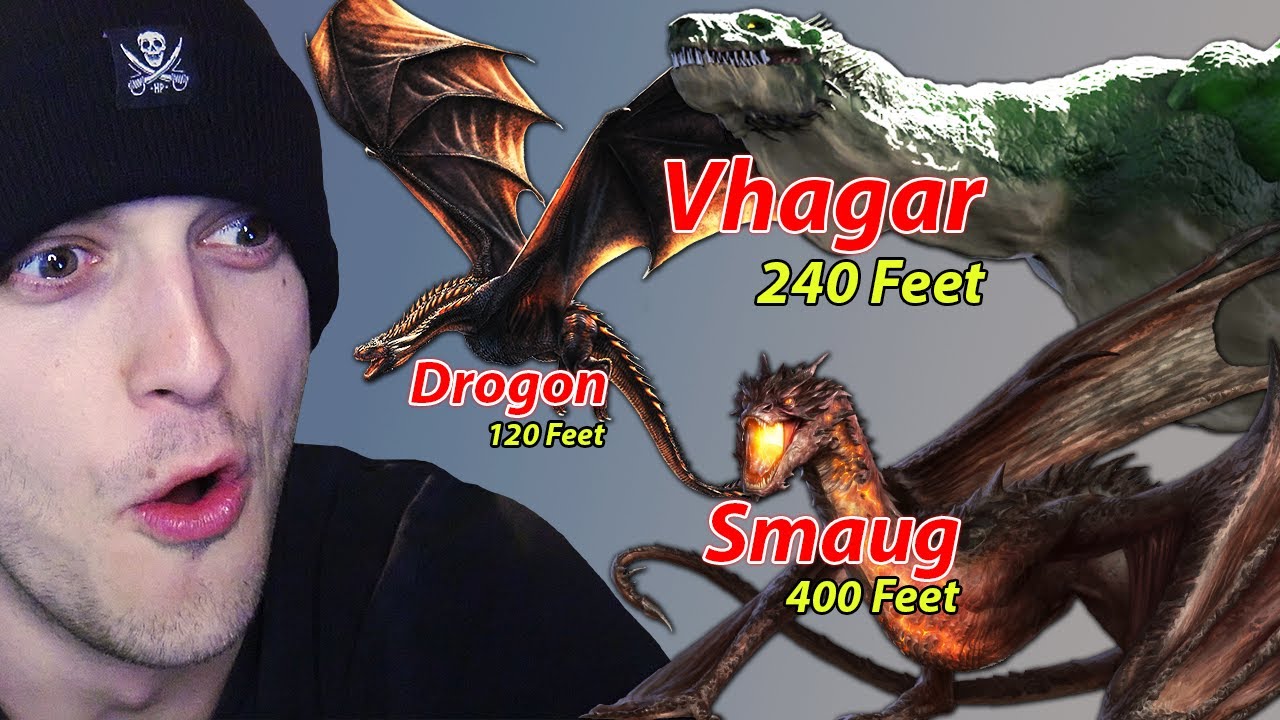 Download Dragon Size Comparison VHAGAR DROGON and SMAUG (Reaction ... Download Dragon Size Comparison VHAGAR DROGON and SMAUG (Reaction ...
