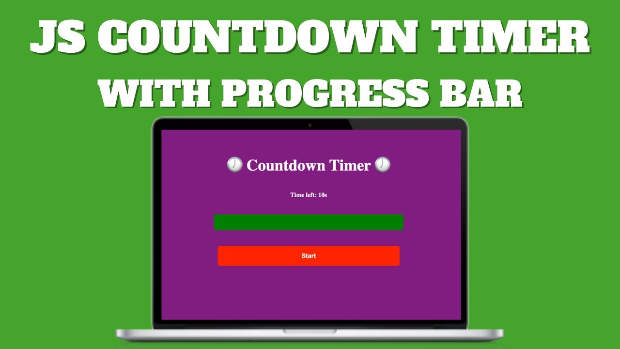 Download Countdown Timer With Progress Barhtml Css Javascript Tutorial Html Css Javascript