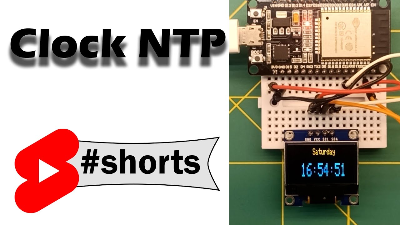 Download Iot Based Clock Ntp Nodemcu Ntp Clock Using Esp32 And Esp8266 Clock Ntp Shorts
